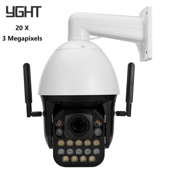 Quality 3MP Full Color Night Vision Wireless PTZ IP Camera Humanoid Detection Two Way for sale