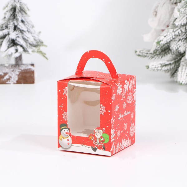 Quality Customized Printed Holiday Bakery Boxes For Christmas Cupcake Pastry for sale