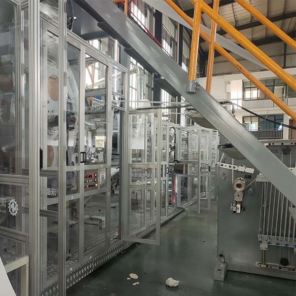 Quality High Speed Adult Diaper Making Machine Automatic Control System Lower Energy for sale