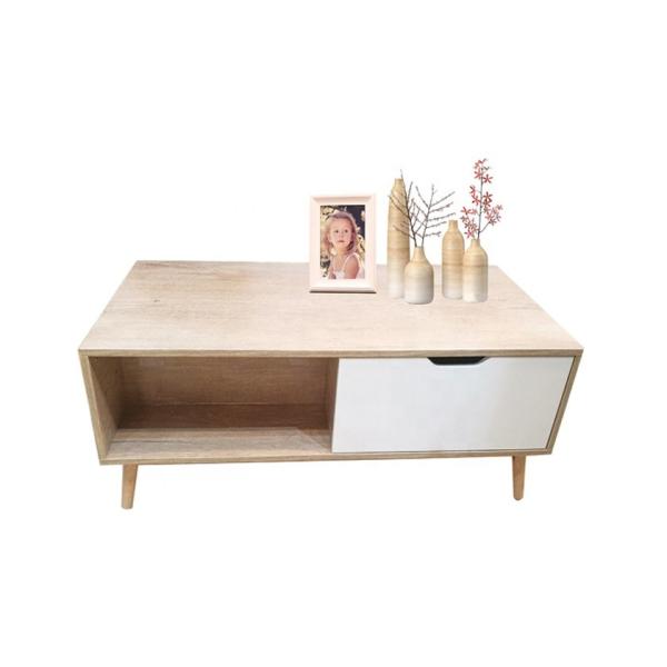 Quality Low White 110X55X42.5cm Solid Wood TV Bench With Melamine Finishing for sale