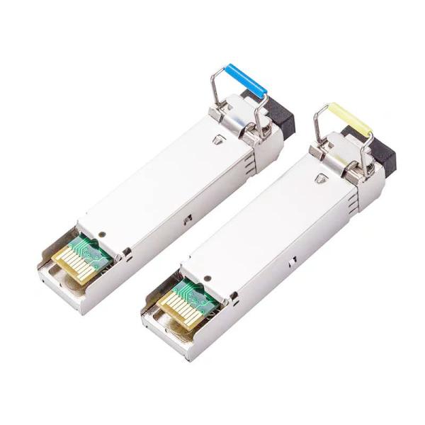 Quality 1.25G SFP Transceiver Modules BX 1310nm FP laser transmitter For FTTO Network for sale