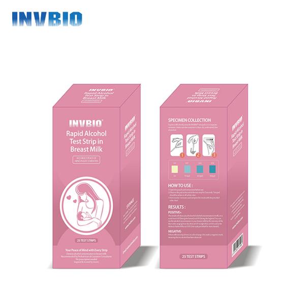 Quality 99% Accuracy Rapid Test Cassette Breastmilk Alcohol Test Strips for sale