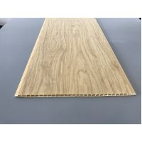 Quality 7.5mm Thickness Corrosion Resistant PVC Wood Panels for Ceiling / Wall Cladding for sale