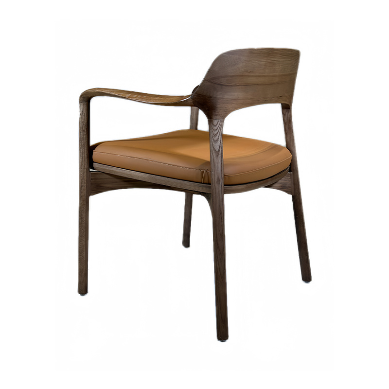 Hotel Furniture Solid Wooden Dining Room Chair Modern Minimalist Restaurant Coffee Shop