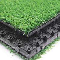 Quality Interlocking Garden Artificial Grass Turf Green Soft PE Material for sale