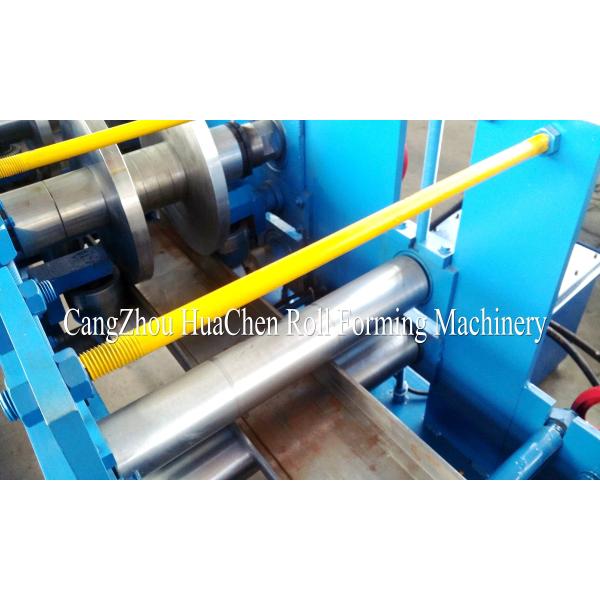 Quality Steel Channel C Purlin Roll Forming Machine 13 Rows Hydraulic control for sale