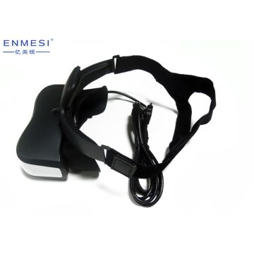 Quality Virtual Reality Helmet 3D Head Mounted Display High Resolution Dual Screen for sale