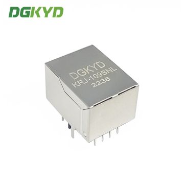 Quality Ethernet Cable RJ45 Jack Single Port With Internal Filter W/O EMI Fingers for sale