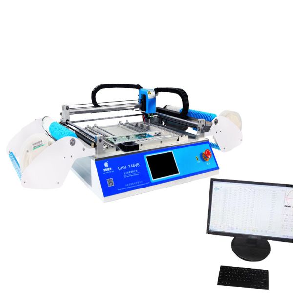 Quality CHM-T48VB Desktop SMT Pick and Place Machine AC220V 300W 6000cph Without Vision for sale