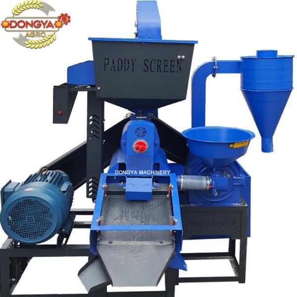 Quality yifeng Agro rice mill elevator Combined Commercial Rice Mill Machine 650KG Per Hour  6N70 ultra pro max rice mill with elevator for sale
