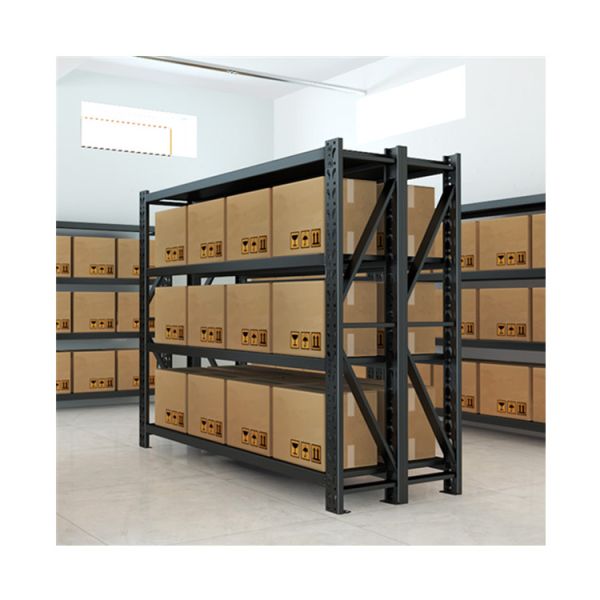 Quality 100-8000kg/level Power Coated Industrial Knock Down Warehouse Metal Longspan Shelving for sale