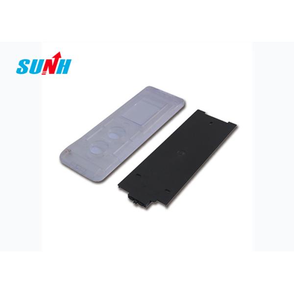 Quality ABS / PC Plastic Lift Elevator Parts Black White Frame Customized Size For LOP for sale