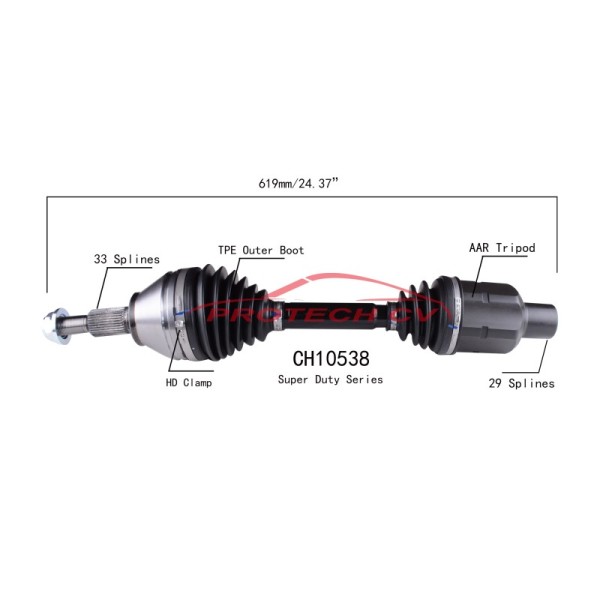 Quality Ram 1500 Front Axle Shaft Replacement Axle Cv Shaft Assembly EXTREME Weather Unit for sale