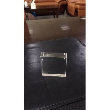 Quality Hexahedron Sapphire Parts Optical Light Guide Block Lens For Laser Cosmetic for sale