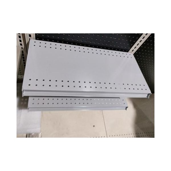 Quality Powder Coated Gondola Shop Shelving Grocery Shelving Units Easily Installation for sale