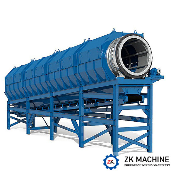 Quality Circular Sand Lightweight Rotary Trommel Screen for sale