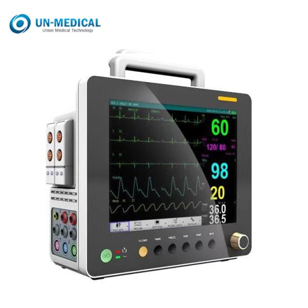 Quality First Aid SPO2 NIBP ECG Multi Parameter Patient Monitor With Accessories Box for sale