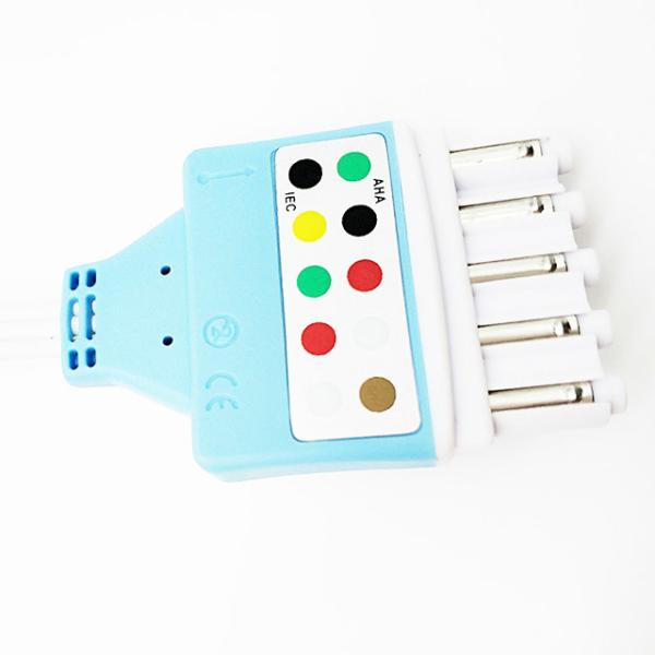 Quality Electrode Disposable ECG Cables Compatible HP Clip For Surgical Supplies for sale