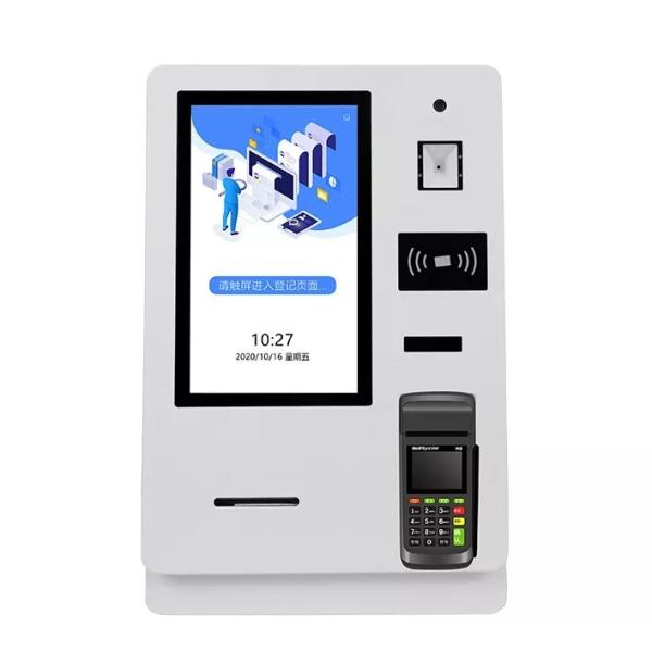 Quality 15.6 Inch Automatic Smart hotel check in kiosk With Card Dispenser Passport Scanner for sale