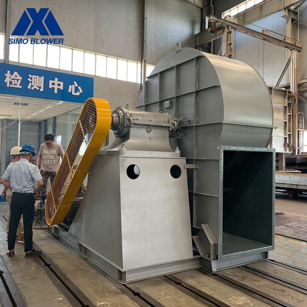 Quality 415V Alloy Steel V Belt Driven Backward Curved Centrifugal Flow Fan for sale