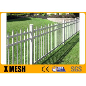 Quality Galvanised Steel Pressed Spear Top Fencing Spacing 140mm for sale