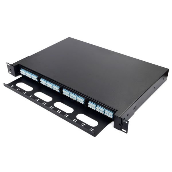 Quality Sturdy 19 inch Wiegand Network 48 SC 96 LC 4 Port Fiber Ningbo Patch Panel Fibra Optica for sale