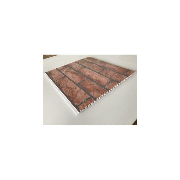 Quality Brick Decorative Plastic Wall Panels Hot Stamping X Hollow Core Structure for sale