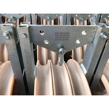 Quality MC Nylon Sheave 60KN 660MM Conductor Stringing Blocks for sale
