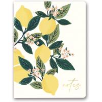 Quality 6.5 Inch Lemon Tree Hardcover Lined Notebook With Coated Paper for sale