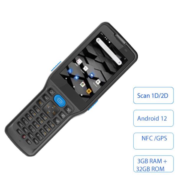 Quality Handheld PDA Mobile Rugged Tablet Computers 3.5 Inch IP65 3+32GB Quad Core 2 for sale