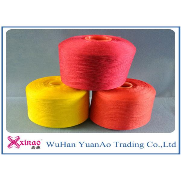 Quality Knitting / Sewing / Weaving TFO Yarn 100% Polyester Thread , Recycled Polyester for sale