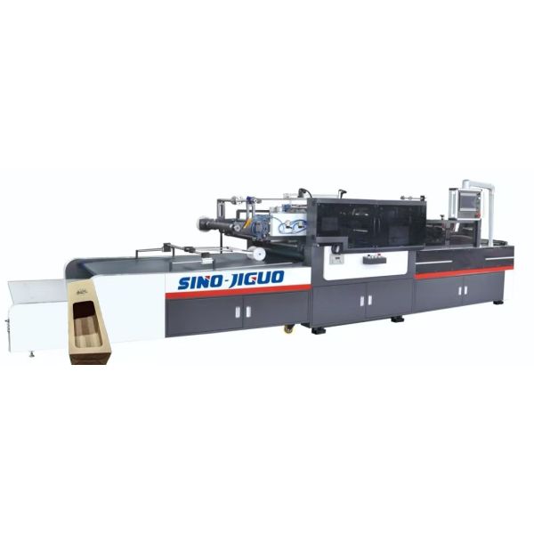 Quality SIINO JIGUO TC-760Q   Automatic Servo Windows Patching Machine With Corner Cutting& Creasing Function,Max. sheet size (mm):760*850,Film Sheet Thickness (mm):0.03-0.3 for sale