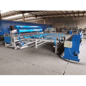 Quality Wall Construction 2.4m 2.2KW Reinforced Mesh Machine , Barbed Wire Fencing for sale