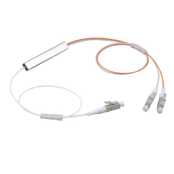 Quality OM2 1x2 Cable Fiber Optic PLC Splitter FTTH Ferrule Section for sale