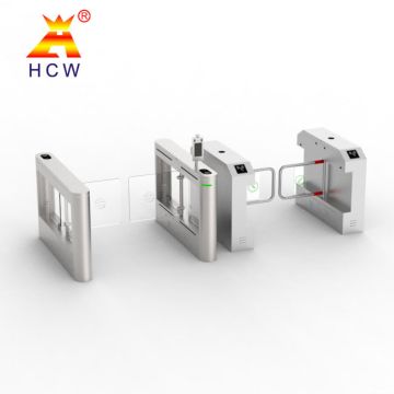 Quality Mechanical Swing Barrier Turnstile FRID Card Access Control 304 Stainless Steel for sale