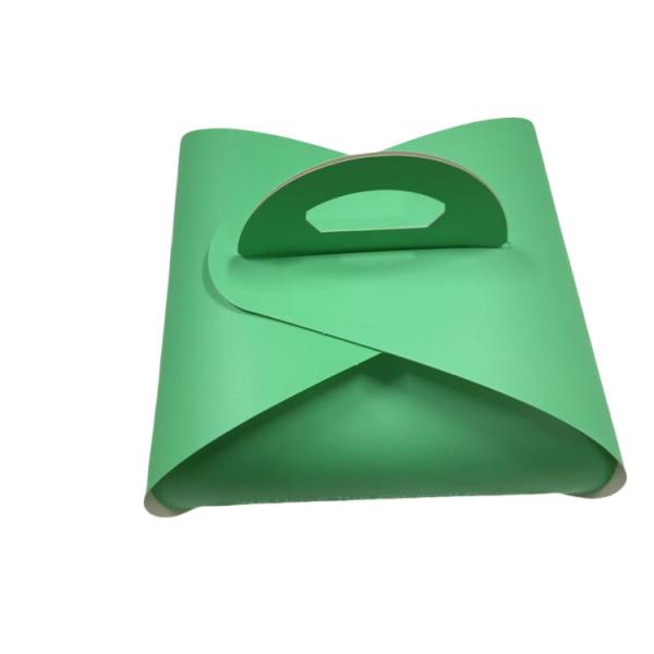 Quality Paper Type Paperboard Customized Logo Cake Box Foldable Cardboard Packaging for for sale