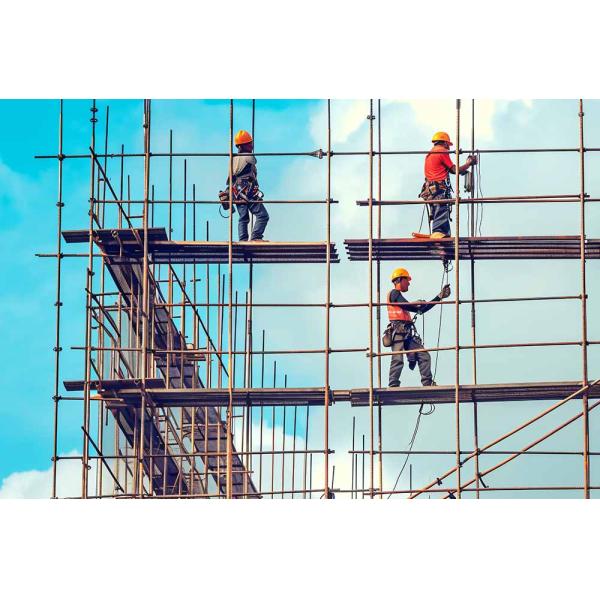 Quality Pre Galvanized Walk Through Frame Scaffolding Safety Stability For Construction for sale