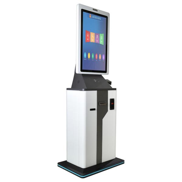 Quality 32 Inch Self Service Cash Kiosk with Passport Reader and Touch Screen Payment for sale