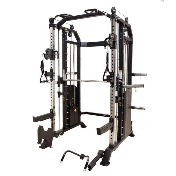 Quality Men's Home Gym Equipment Black Shining All-In-One Gym Smith Machine for Bodybuilding for sale