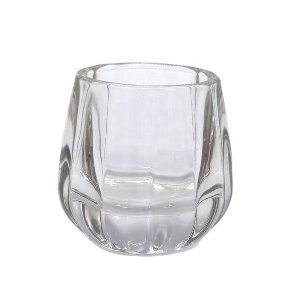 Quality Pumpkin Shaped Embossed Glass Candle Holders For Tealight for sale