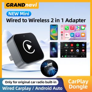 Quality New Arrival Smart 2IN1 Wireless Carplay&Android Auto USB Adapter for Call/Music for sale