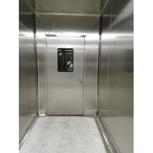 Quality GMP 304 Stainless Steel Clean Room Doors Metal Swing Entry Doors For Hospital for sale