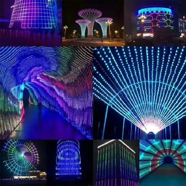 Quality 12V WS2811 60Leds Magic Digital Multi Color 5050 Addressable RGB LED Strip Pixel for sale