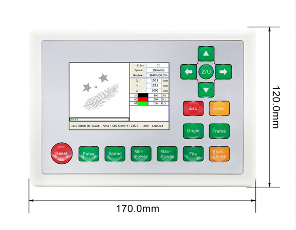 Quality RUIDA Double Heads Small Vision Laser Cutting And Engraving Control System for sale