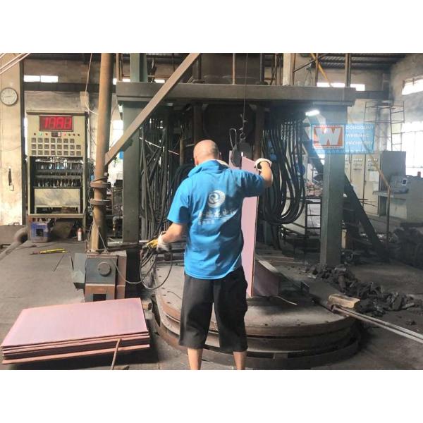 Quality SGS Electric Copper Rod Casting Machine 1000Kg/H Double Servo Motor for sale