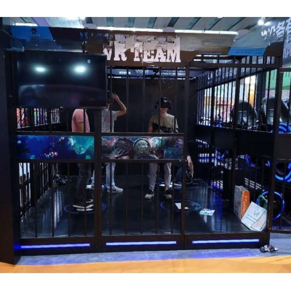 Quality 4 Players Virtual Reality Arcade Machine VR Shooting Zombie Games Room With 42" for sale