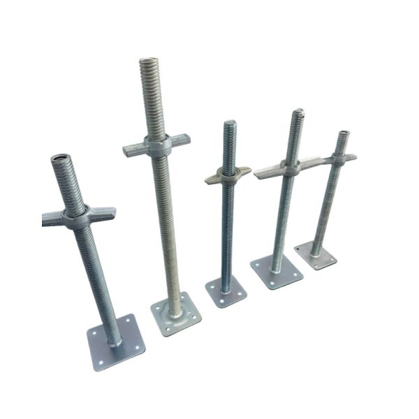 Quality Hot Selling Stable Reinforcement Steel Jack Stand for Scaffolding Economical Base Jack Base High Ladder Scaffolding Parts for sale