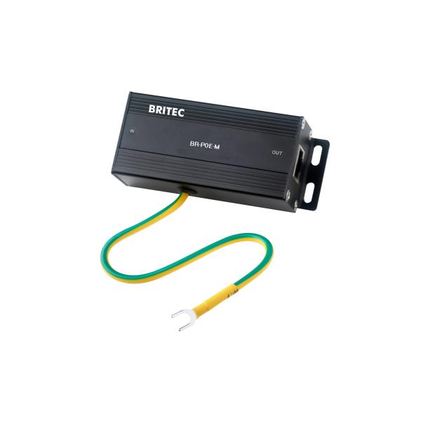 Quality BR-POE-M Ethernet Connection RJ45 Surge Protection Poe Ethernet Surge Protector Lightning Network POE Gigabit 1000mbps Rj45 Ethernet Outdoor Surge Protector Industrial Network Outlet Metal Housing for sale