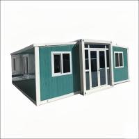 Quality Expandable Container House with 2 Bedrooms and Steel Door in White or Customized Color for sale