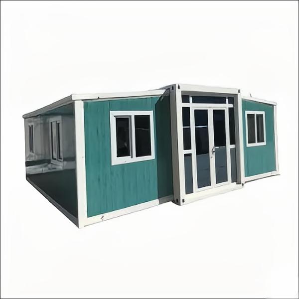 Quality Expandable Container House with 2 Bedrooms and Steel Door in White or Customized Color for sale